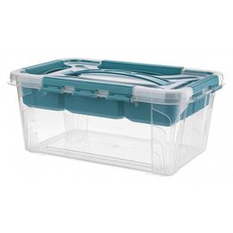 keeeper Toptex Ordnung Aufbewahrungsbox, 6,6 l - Aqua-Blau