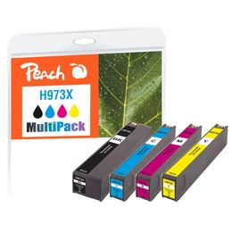 Peach Spar Pack Tintenpatronen ersetzt HP No. 973X
