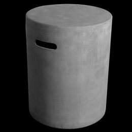 Elementi Abdeckung Gasflaschen Beton-Optik grau Faser-Beton 5kg
