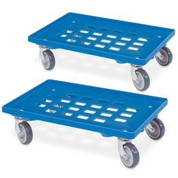 BRB Gitter-NormRoller, blau (2er Set)