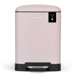 Tret-Mülleimer N°678 / Edelstahl / mattes pink, 6 L / rechteckig und praktisch