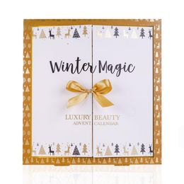 accentra Adventskalender Dekorativkosmetik WINTER MAGIC in Box mit aufklappbaren Türen
