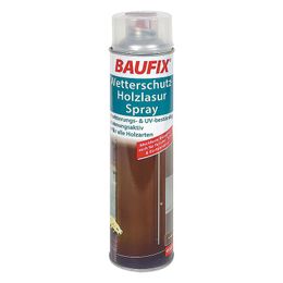 Baufix Wetterschutz-Holzlasur Spray, Ebenholz