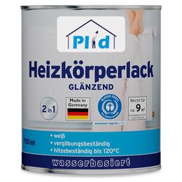 plid Premium Heizkörperlack LF Thermolack weiß Glänzend Weiß