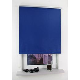 Bella Casa Seitenzugrollo Easy, blau Verdunkelung, 180 x 102 cm