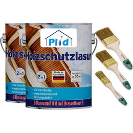 plid Premium Holzschutzlasur Holzlasur Holzschutz Holzgrundierung Set Kiefer