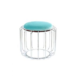 Kayoom Beistelltisch / Pouf Comfortable 110 Mint / Silber