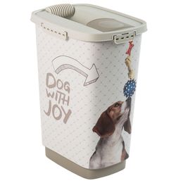 Rotho Babydesign Rotho MyPet Cody Tierfutterbehälter 25l mit Deckel und Schüttvorrichtung, Hundemotif