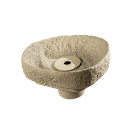 GreenLife Springbrunnen-Set für den Dekor-Regenspeicher "Hinkelstein", sand
