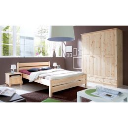 Ticaa Doppelbett "Bora" 140x200 Natur