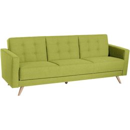 Max Winzer Julian Sofa 3-Sitzer mit Bettfunktion apfel