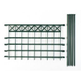 Powertec Garden Zaun-4er Set, ca. 1000 x 600 mm - Grün, 21FS12