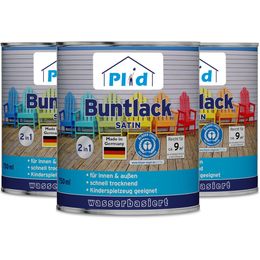 plid Premium Buntlack Holzfarbe Türenlack Möbellack Weiß