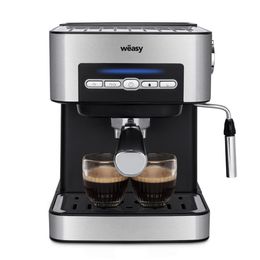 WEASY Wëasy Espressomaschine KFX32 / Fassungsvermögen 1,6 L / 4 Programme / Filter aus Edelstahl und Mess