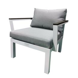 Gartenfreude Aluminium Sessel Ambience 75x63x44 cm, weiß