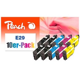 Peach 10er-Pack Tintenpatronen ersetzt Epson T2986, No. 29