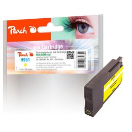 Peach Tintenpatrone gelb kompatibel zu HP No. 951, CN052AE