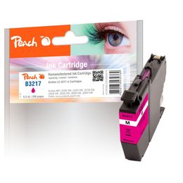 Peach Tintenpatrone magenta ersetzt Brother LC-3217M