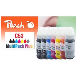 Peach Spar Pack Plus Tintenpatronen, ersetzt Canon GI-53