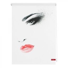 LICHTBLICK Rollo Klemmfix, ohne Bohren, blickdicht, Face - Weiß, 120 cm x 150 cm (B x L)