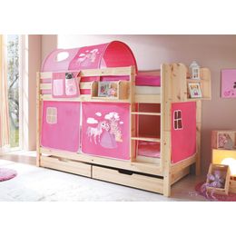 Ticaa Etagenbett Marcel Kiefer Horse (pink)