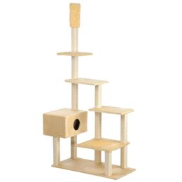 Silvio Design Katzen Kratzstamm Big House rh. beige