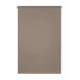 LICHTBLICK Thermo-Rollo Klemmfix, ohne Bohren, Verdunkelung - Taupe, 100 cm x 150 cm (B x L)