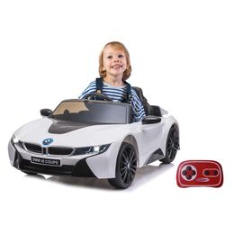 JAMARA-460633-Ride-on BMW I8 Coupe weiß 12V