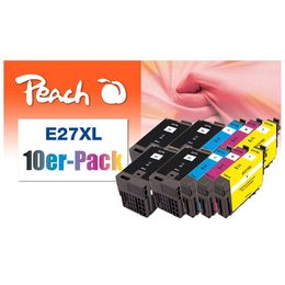 Peach 10er-Pack Tintenpatr., ersetzt Epson T2716, No. 27XL