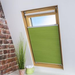 Bella Casa Universal Dachfenster-Wabenplissee , 67 x 141 cm, grün