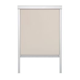 LICHTBLICK Dachfensterrollo Skylight, Thermo, Verdunkelung - Creme, 49,3 x 94,0 cm (F06) (B x L)