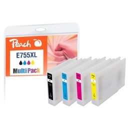Peach XL Spar Pack Tintenpatronen ersetzt Epson T755XL