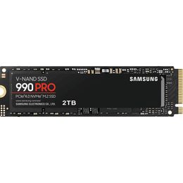 Samsung 990 PRO Festplatte, 2 TB SSD M.2 via NVMe, intern