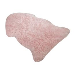 Expo-Börse Lammfell 100 cm rosa aus 100% echtem Naturfell Schaffell