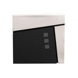 Expo-Börse Kynast Briefkasten schwarz mit Edelstahl Applikation 37 cm