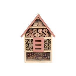 Expo-Börse Insektenhotel 20x9x30cm Bienen Insektenhaus Pinienholz coral