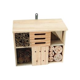 Insektenhotel Nistkasten Holzhaus 29 x 33 x 13,5 cm rechteck