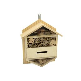 Insektenhotel Nistkasten Holzhaus 33,5 x 28 x 10 cm sechseck