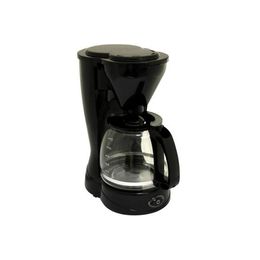 Expo-Börse Kaffeemaschine Deski 800 Watt bis 12 Tassen 1,5 Ltr. Schwarz