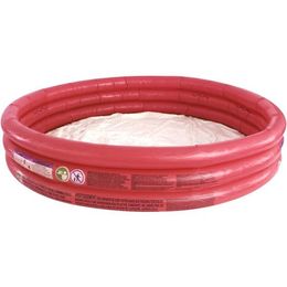 Bestway Planschbecken 3 Ring rot Kinder Baby Pool 122x25 cm