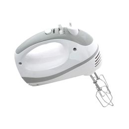 Expo-Börse Handmixer 200 Watt Weiss- grau 5 Stufen Mixer Handrührgerät