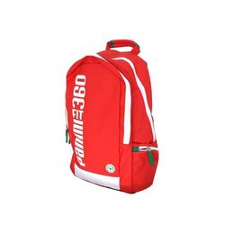 POSTEN BÖRSE Panini Schul-Rucksack FIT 360 45 x 33 x 16 cm rot weiß grün