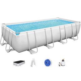 Bestway Frame Pool 549 x 274 x 122 cm Komplett Set eckig