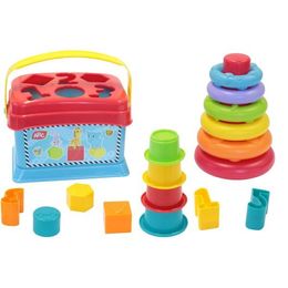 Simba ABC Baby Spielset Lachen und Lernen Sortierspaß Stapelpyramide