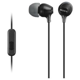 Sony MDR-EX15AP In-Ear-Kopfhörer (Rauschunterdrückung, mit Fernbedienung), schwarz