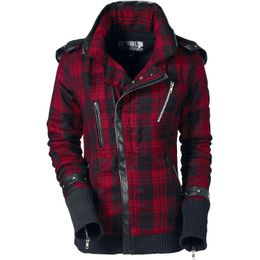 Poizen Industries Z Jacket Übergangsjacke schwarz rot in L