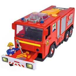 Simba Spielzeug-Feuerwehr Feuerwehrmann Sam, Jupiter Pro, mit Licht- und Soundeffekten, rot