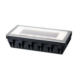 Paulmann 93775 Bodeneinbauleuchten-Set Solar Box LED Edelstahl, 1er Set