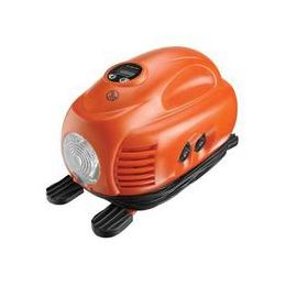 Black & Decker Kompressor ASI200, 8,27bar, Luftpumpe orange/schwarz, 12 Volt Zigarettenz&uuml;nder-Anschluss