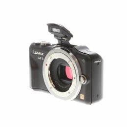 Hybrid-Kamera - Panasonic Lumix DMC-GF3 Nur Gehäuse Schwarz